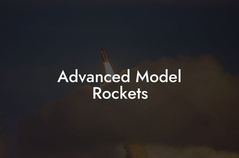 Physics Of Model Rockets - Austin Rockets