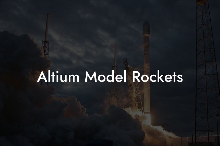 Fin Types On Model Rockets - Austin Rockets