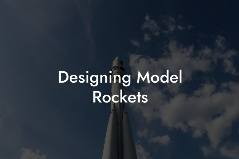 How To Find Optimal Fin Size For Model Rockets - Austin Rockets