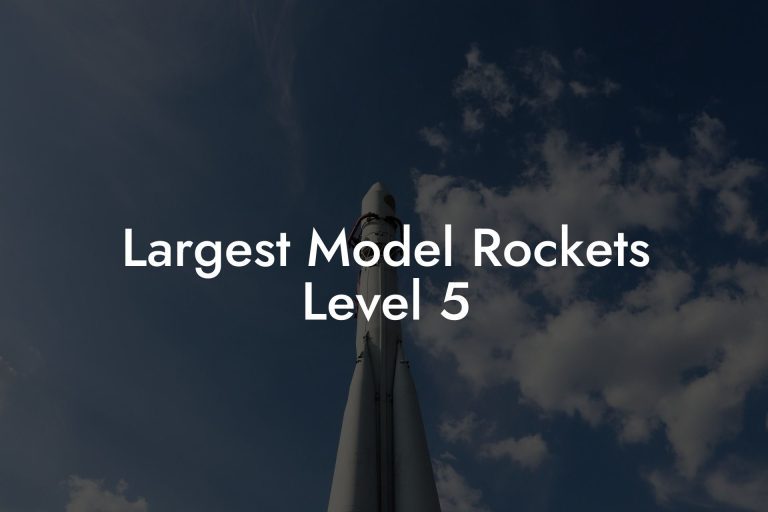 Model Rockets Engines Sizes - Austin Rockets