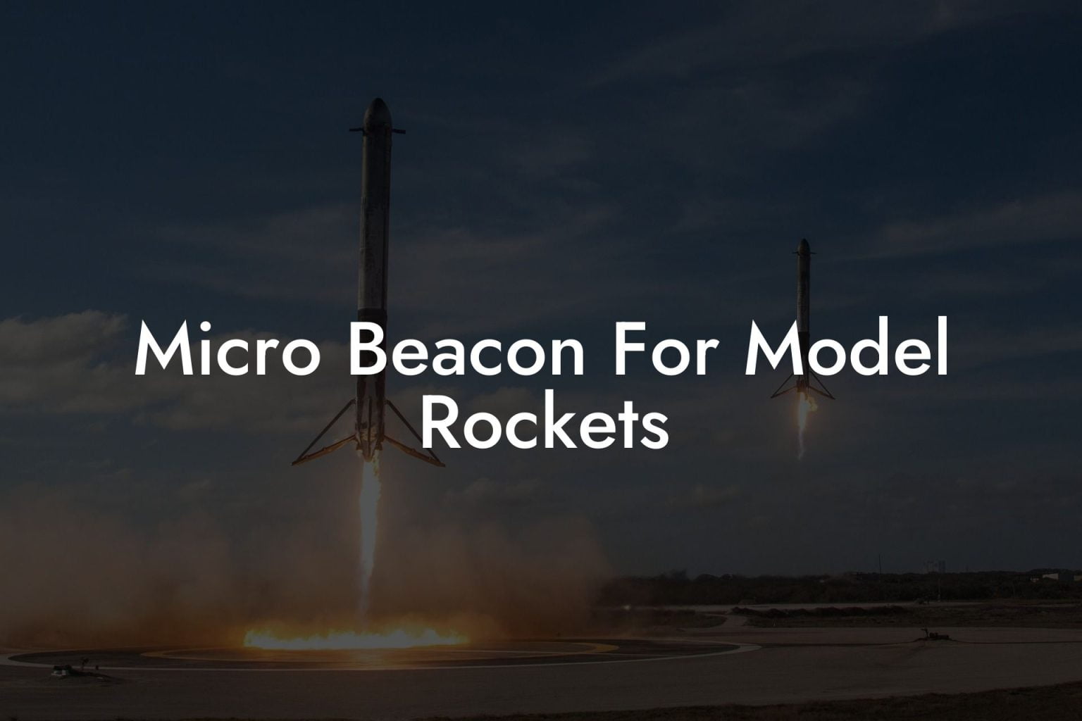 Micro Beacon For Model Rockets - Austin Rockets