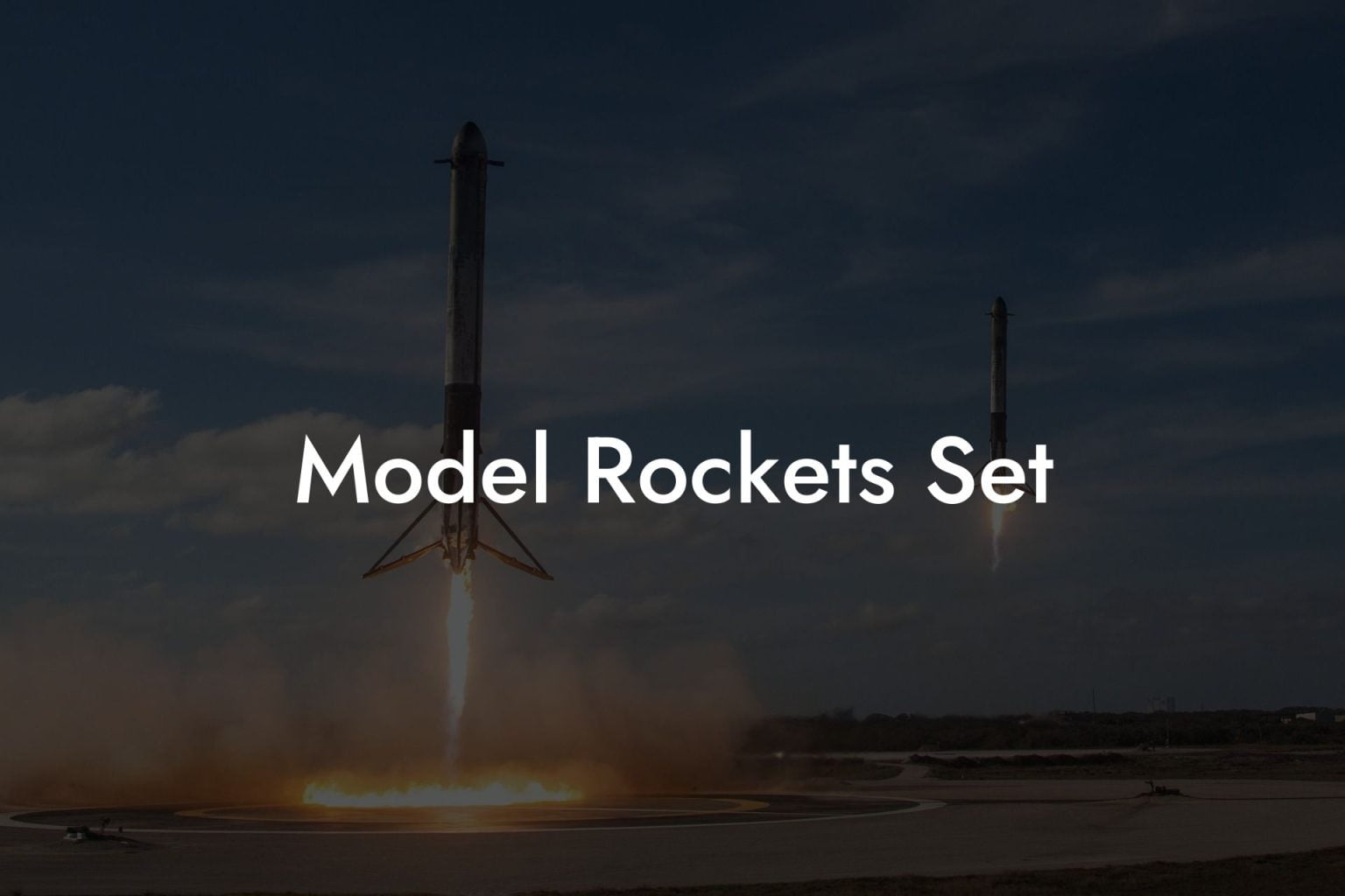 Model Rockets Set - Austin Rockets