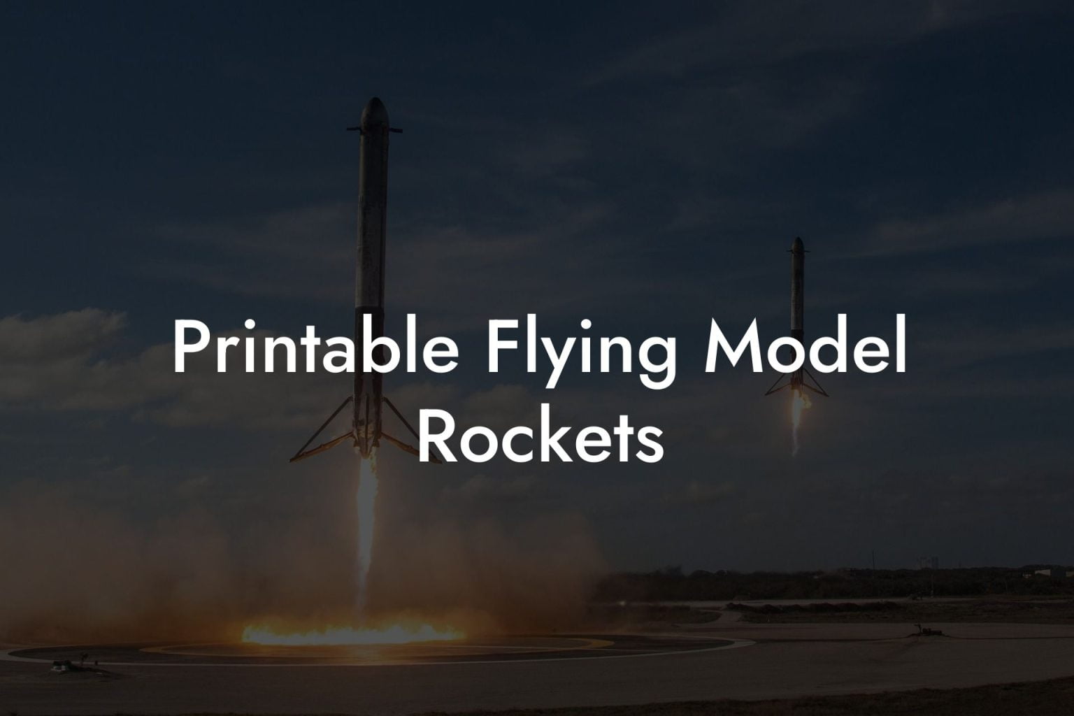 Printable Flying Model Rockets - Austin Rockets
